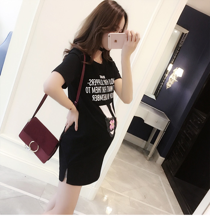 Badu Bg Лятна дамска рокля за бременни жени в няколко цвята с щампа Badu Bg